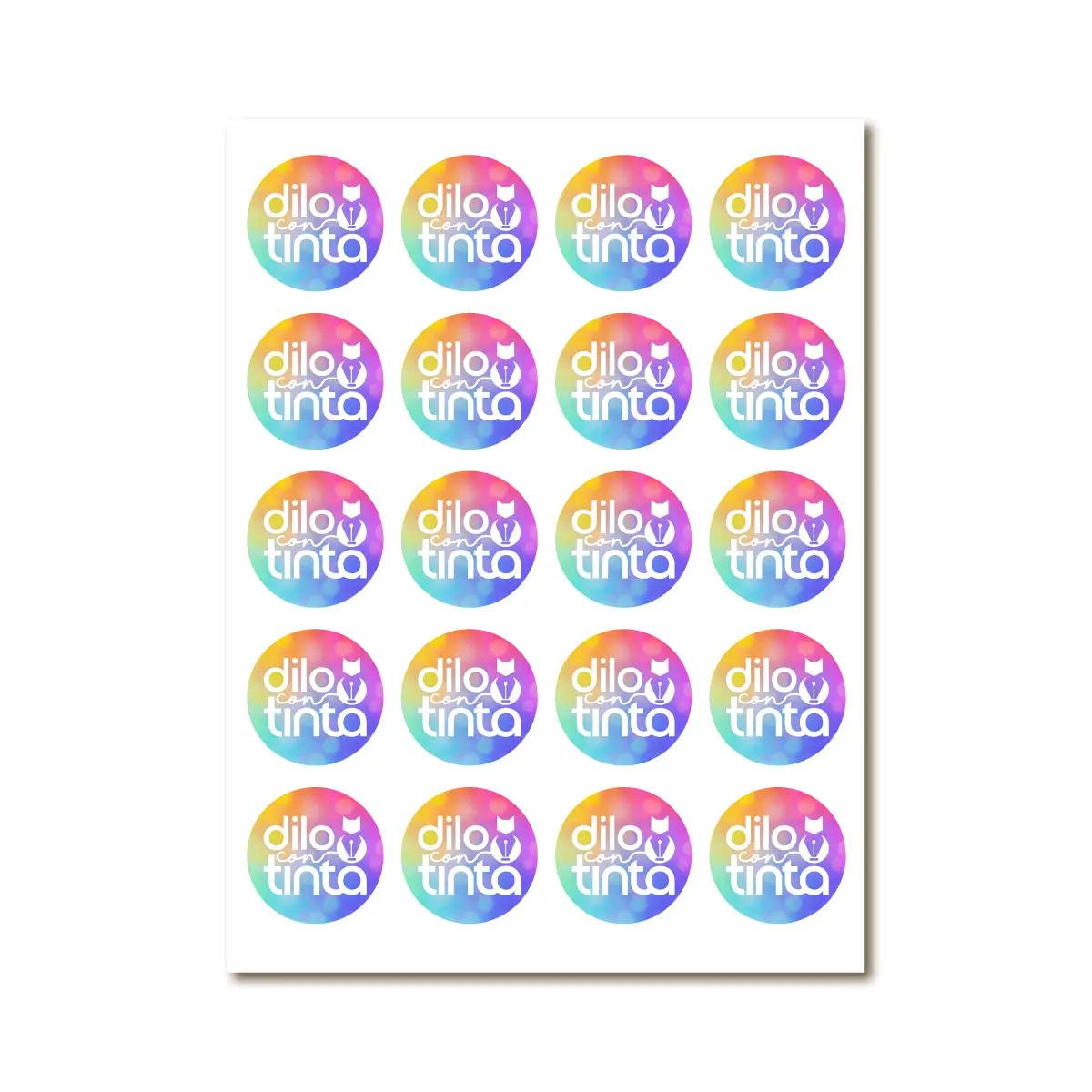 Stickers Vinilo Laminado | Dilo con tinta